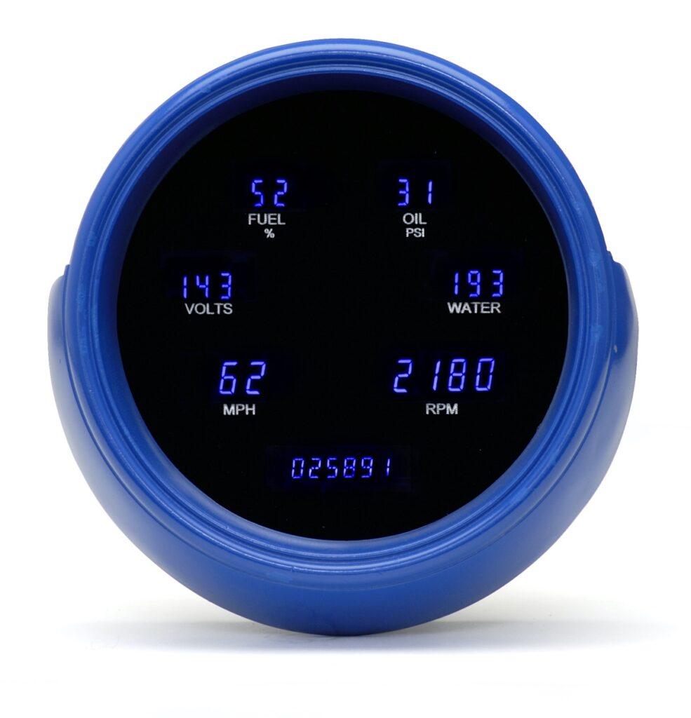 51 Ford VFD Instrument System w/Blue and Teal Lenses - Dakota Digital ...