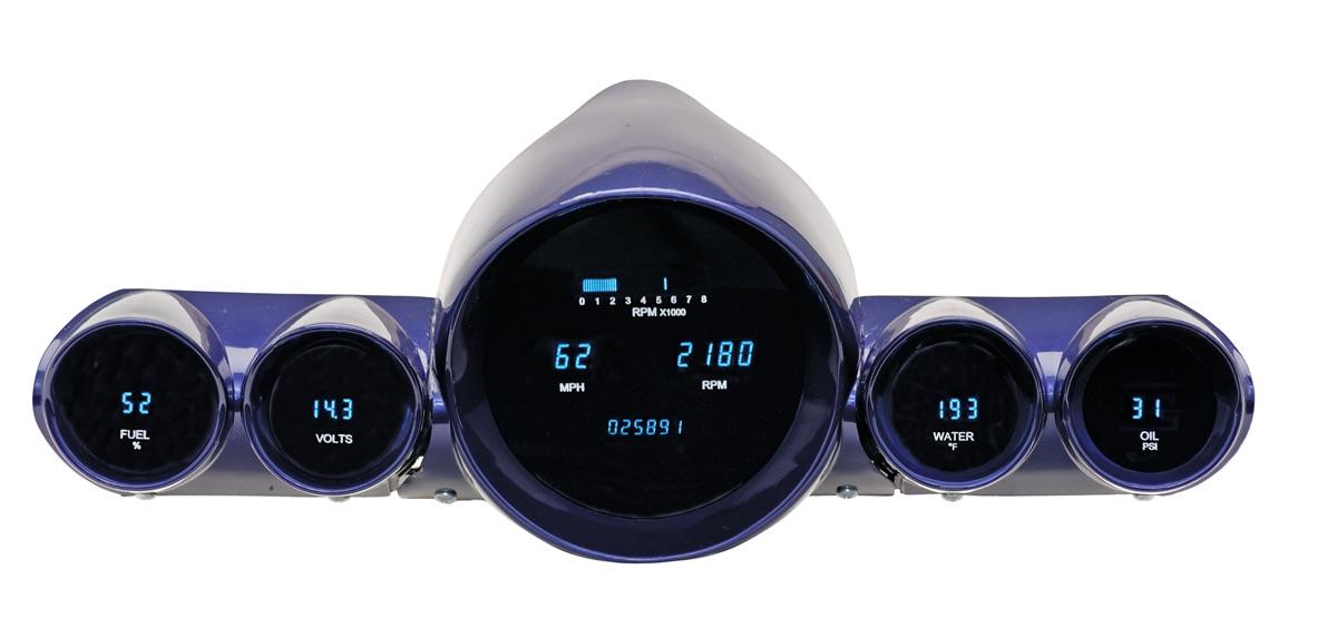 59-60 Impala VFD system w/Blue and Teal Lenses - Dakota Digital ...