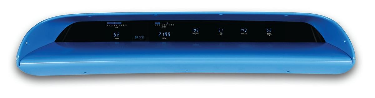 63-64 Impala VFD system w/Blue and Teal Lenses - Dakota Digital ...