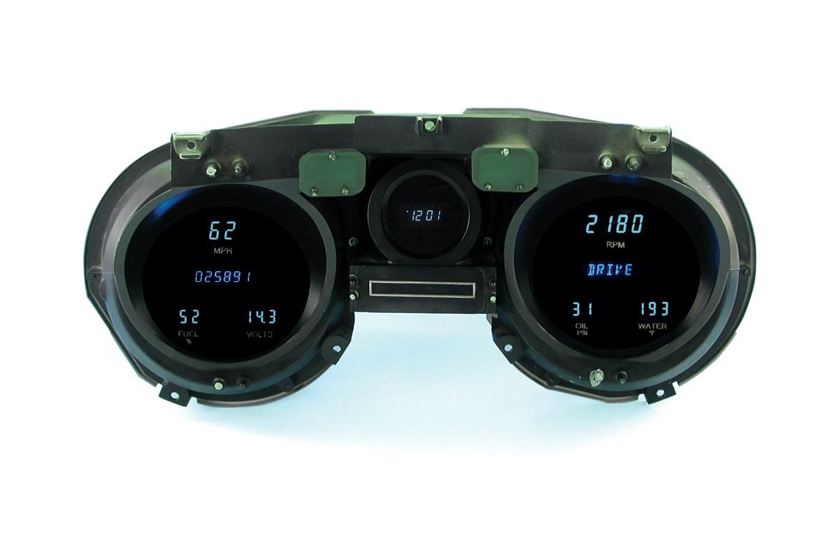 69 Chevelle VFD system w/Blue and Teal Lenses - Dakota Digital ...