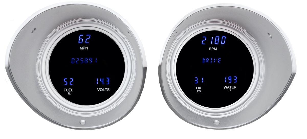 73-77 Olds Cutlass VFD System w/Blue and Teal Lenses - Dakota Digital ...