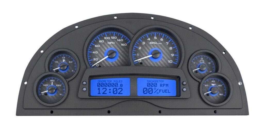 1967-69 Camaro Marquez Designs Dash VHX System, Carbon Fiber Style Face ...