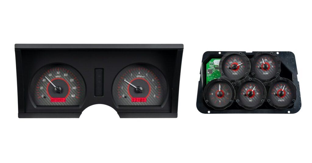 1978-82 Chevy Corvette VHX System, Analog Clock, Carbon Fiber Style ...
