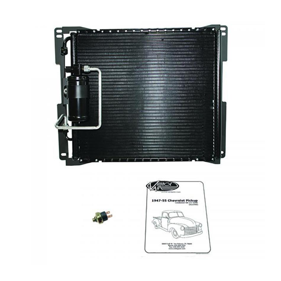 47-55 Chevy P/U SureFit Condenser Kit w/Drier - Vintage Air - Classic ...