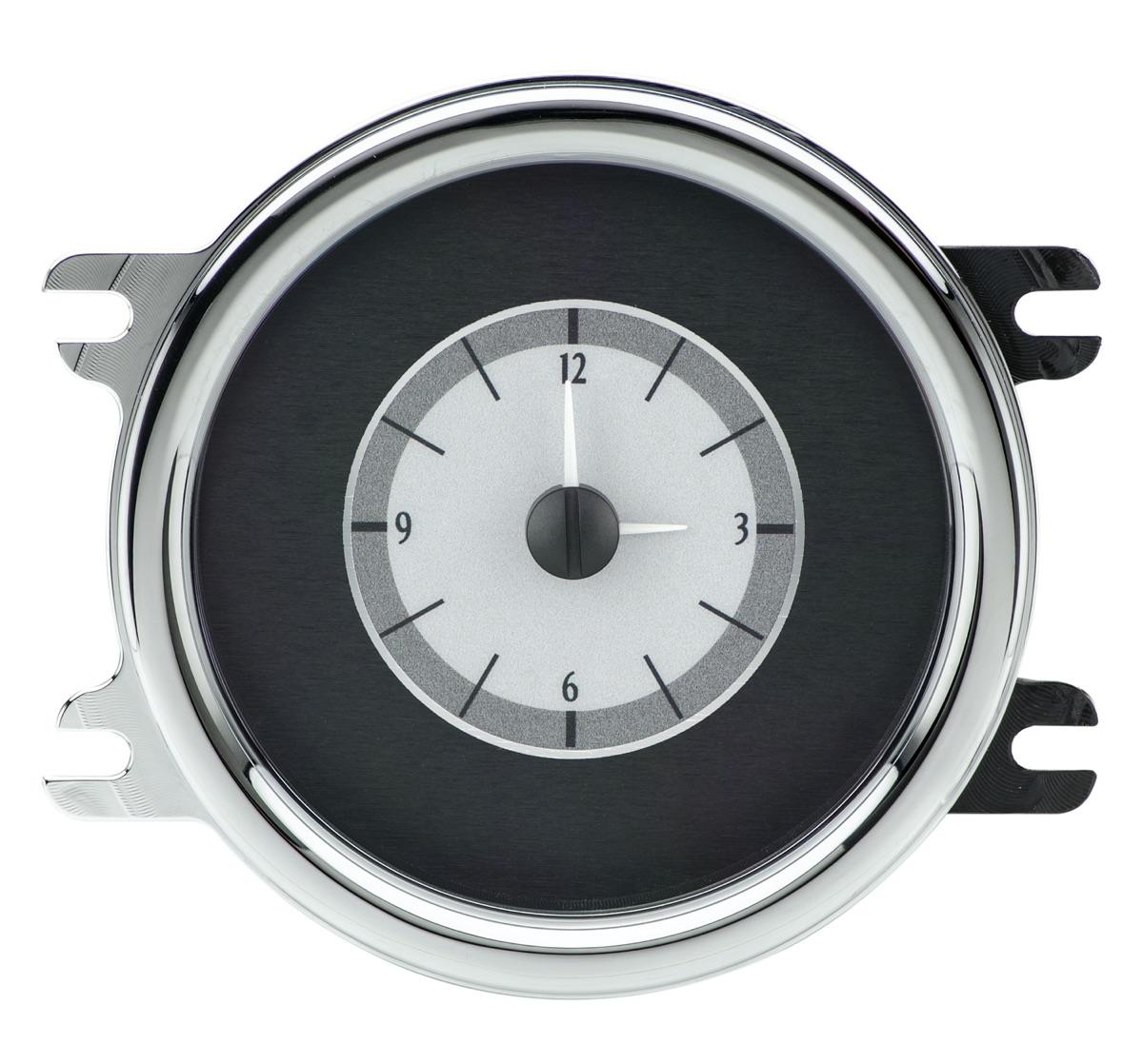 1941-48 Chevy Car Analog Clock, Silver Alloy Style Face, White Display ...