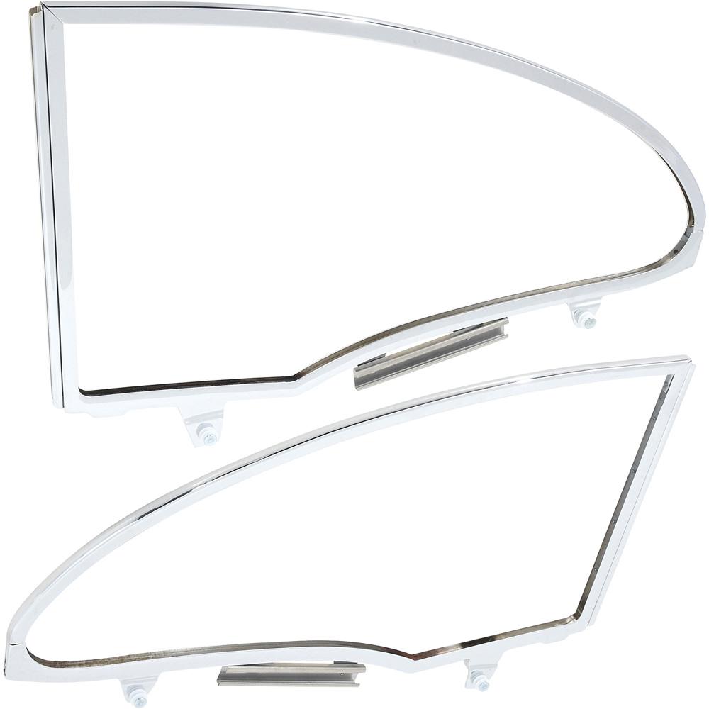 1955-57 Chevrolet Bel Air, Pontiac Catalina 2 Door Hardtop Rear Quarter ...