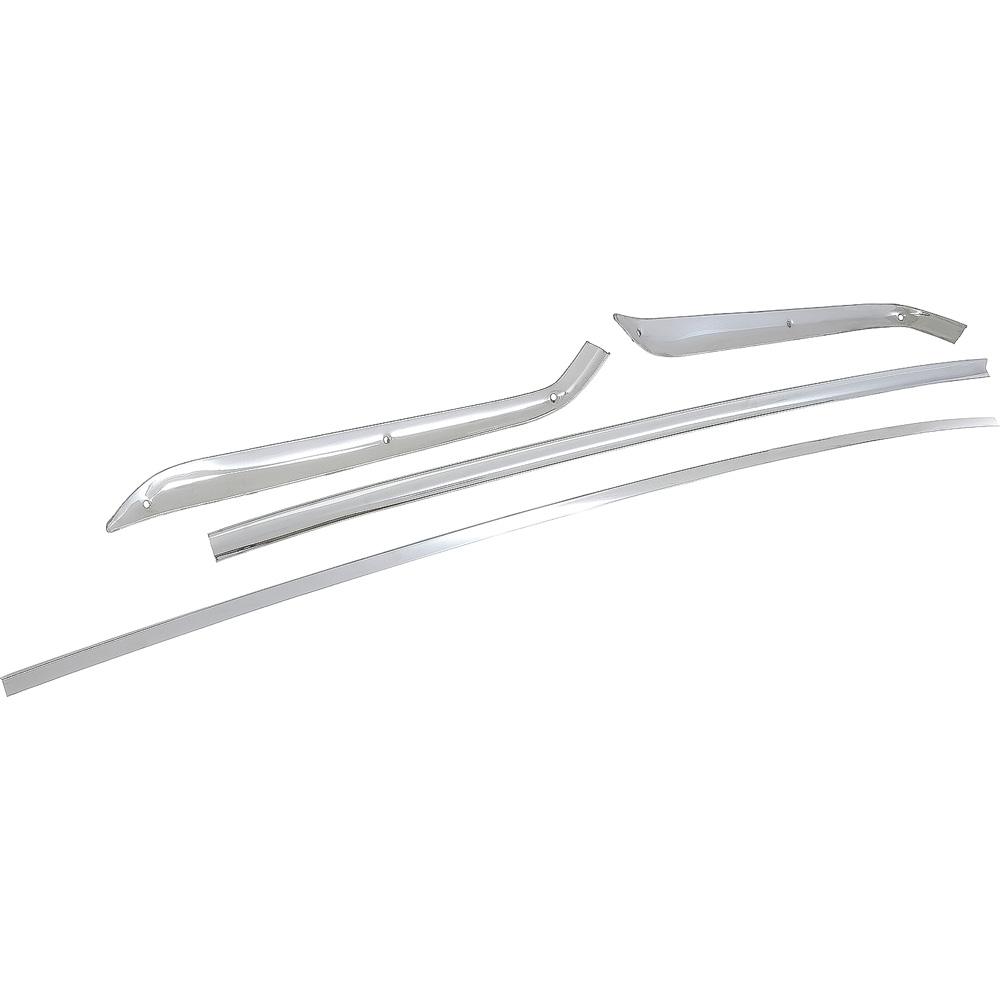1967-68 Ford Mustang Coupe Rear Window Molding Set 4 Pieces - OER ...