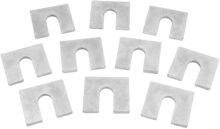 1960-81 GM Body Shim Set 1/16" Thick, 1-1/4" x 1-1/8" with 3/8" Bolt ...