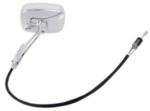 1969 Pontiac Firebird, Trans Am Outer Door Mirror with Remote LH Driver ...