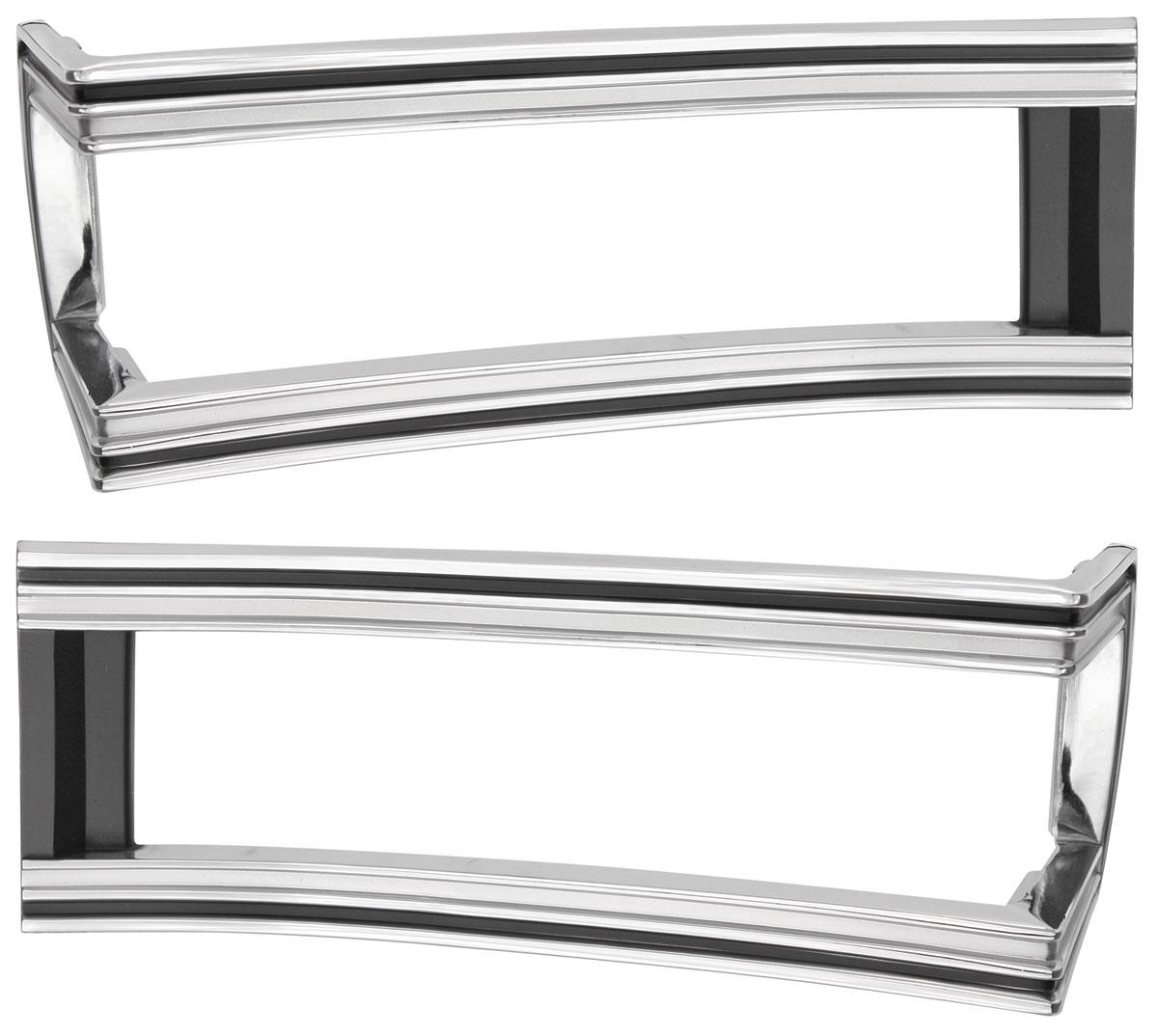 Bezel, Tail Lamp, 1968 Chevelle - Pair - Restoparts - Classic Body Parts