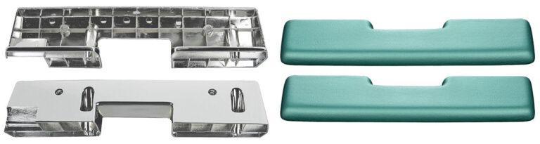 Armrest Base/Pad Kit, Front, 1965-67 Cutlass, 65-66 Riviera/Bonneville ...