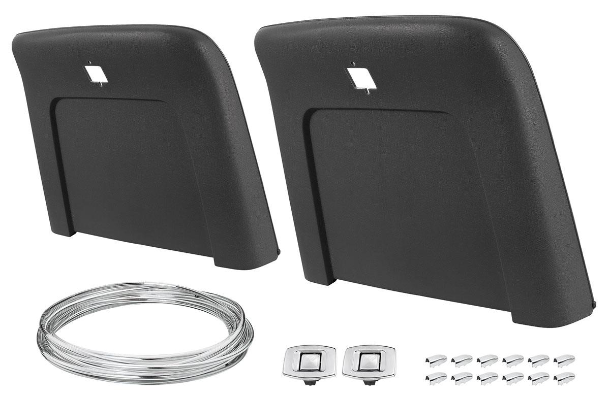Seatback, 1969-72 GM A Body, Bucket, Kit - Dark Saddle - Kit ...