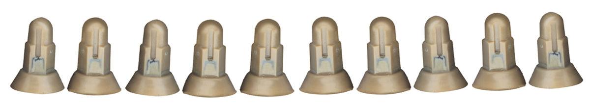 Fastener, Hex Nut, Molding, GTO, Plastic, Set of 10 - Set - Restoparts ...