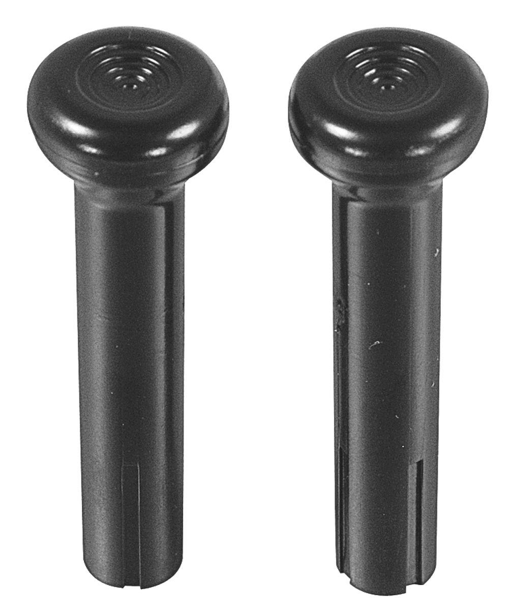 Knobs, Door Lock, 1968-77, Black, Pair - Pair - Restoparts - Classic ...