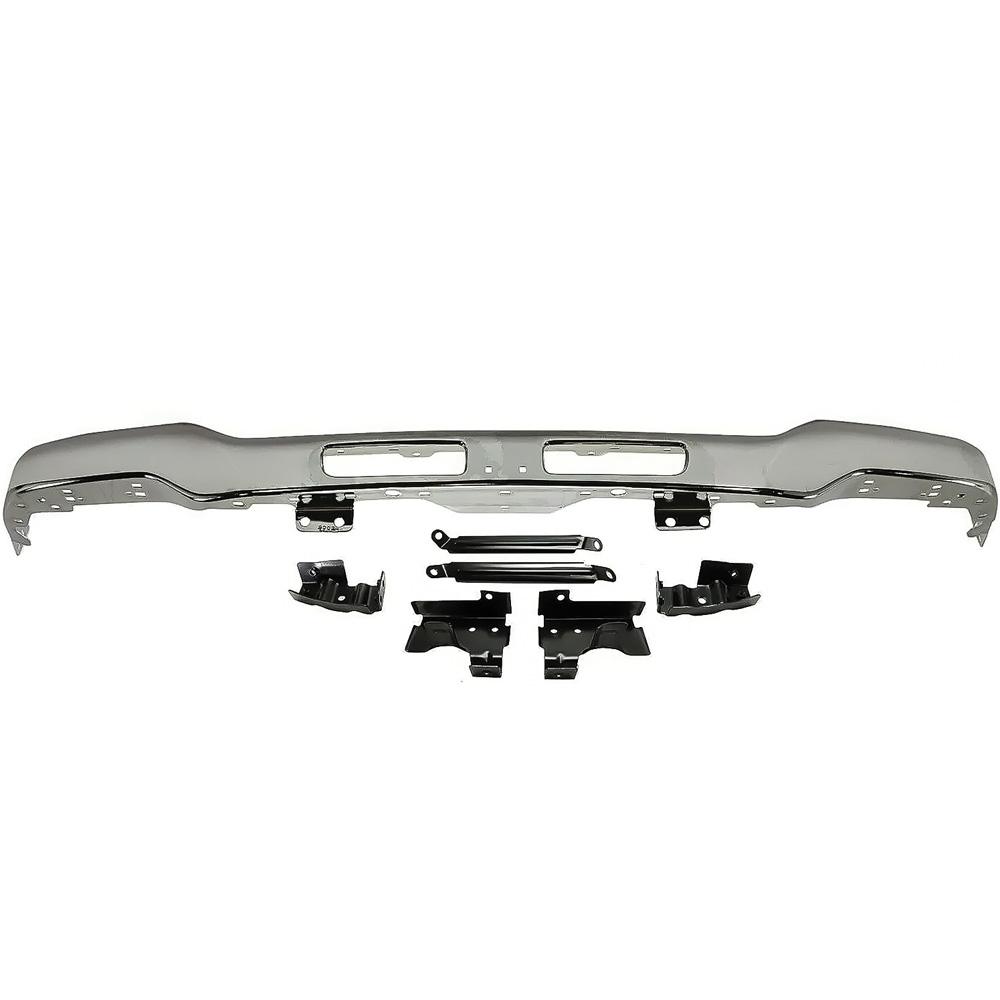 2003-07 GMC Sierra GMT800 Front Bumper Chrome With Mounting Brackets ...